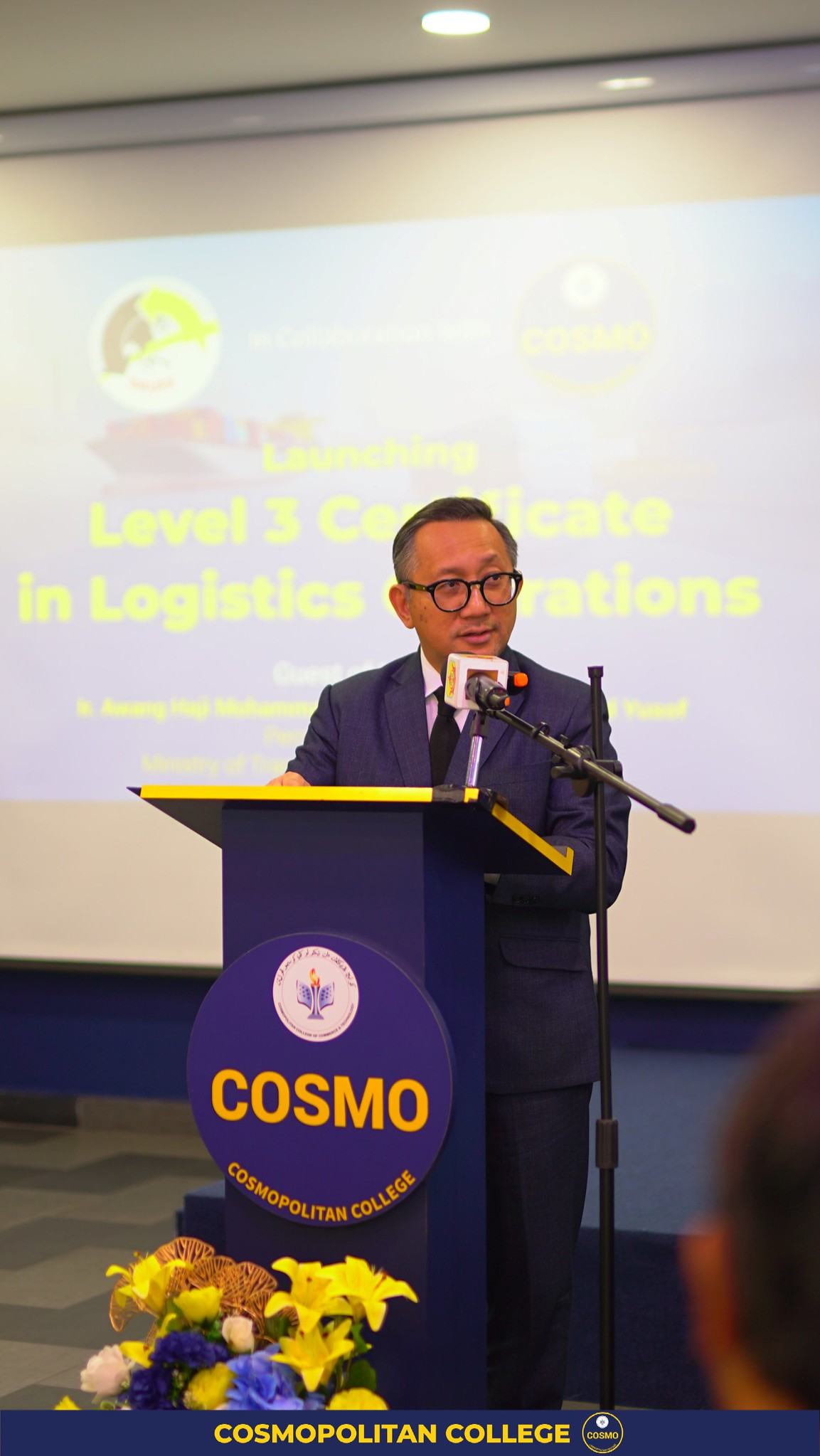 Launch of its 1st Level 3 Logistics Operations Program - Cosmo