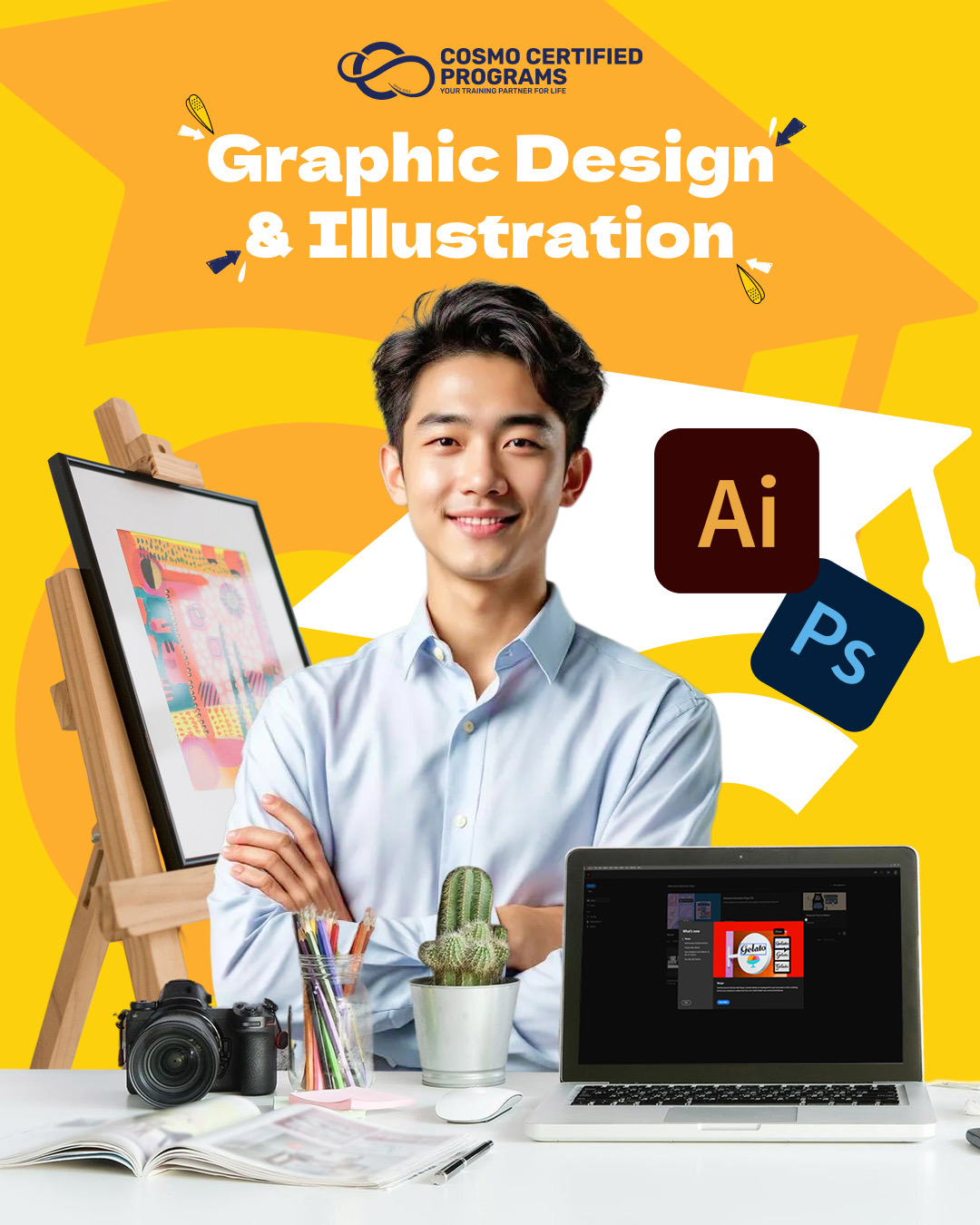 Graphic Design & Illustration - Cosmo